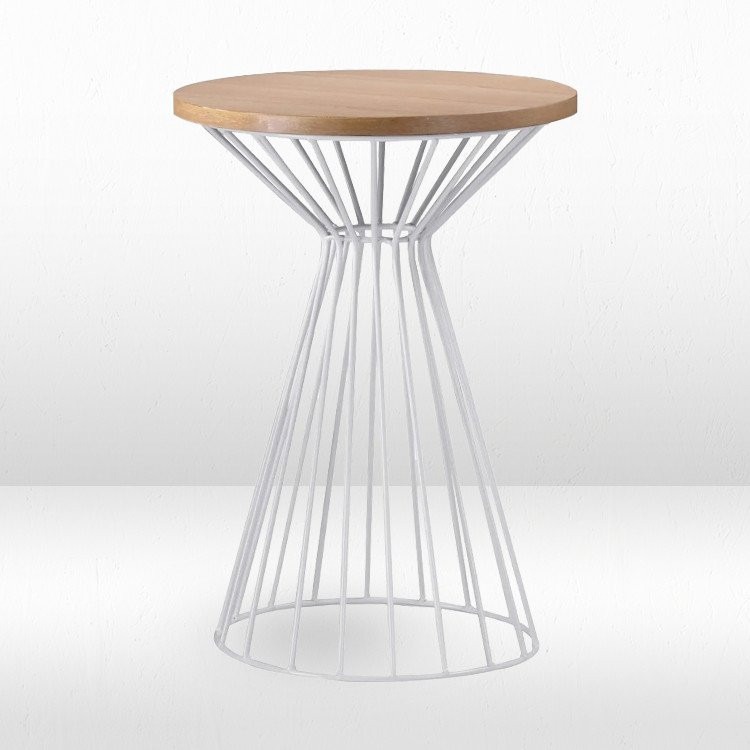 Cocktail Table - White Wire | Pinnacle Event Rentals(BDN)